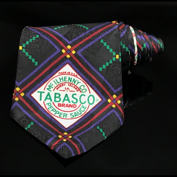 Tabasco | Accessories | Tabasco Hot Bright Purple Neon Multi Tie | Poshmark